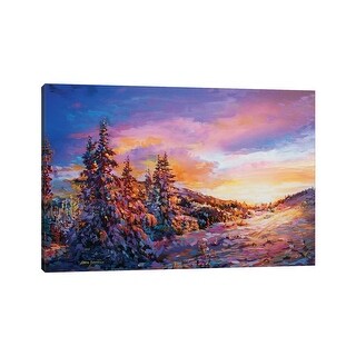 iCanvas "A Little Bit Of Warmth On A Cold Night" by Leon Devenice Canvas Print - Bed Bath ...